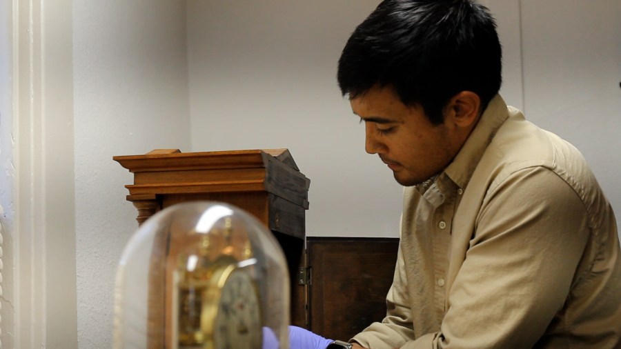 Young clockmaker keeps lost art alive