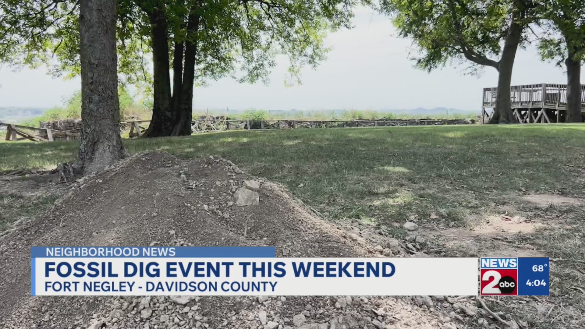 Fossil dig event happening this weekend at Fort Negley