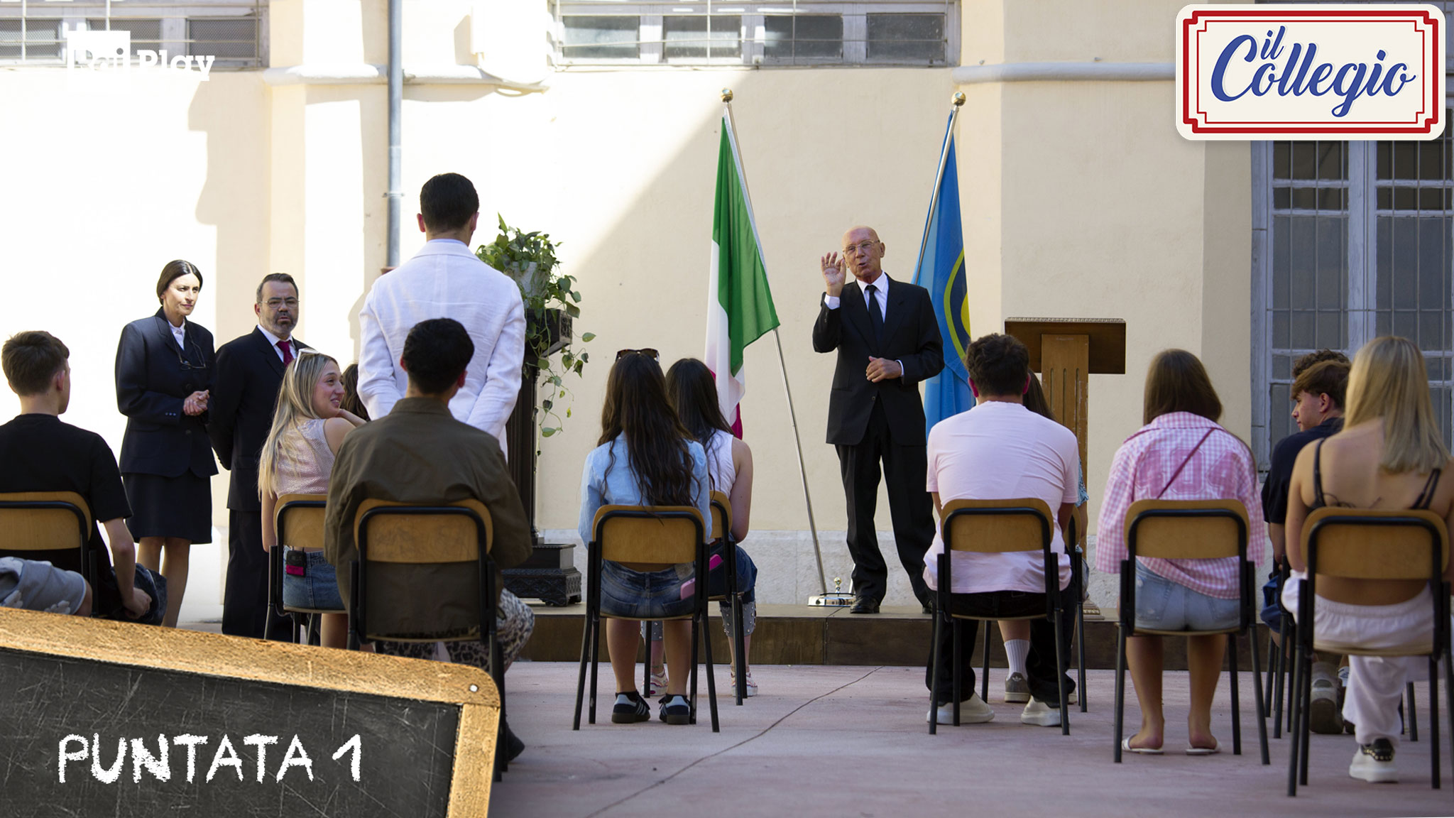 Il Collegio 9 - Prima puntata: "Ingresso in campo", pardon... cortile