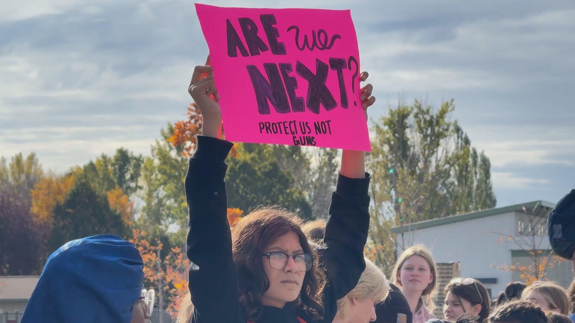 Moorhead students walk out of class demanding action on safety issues