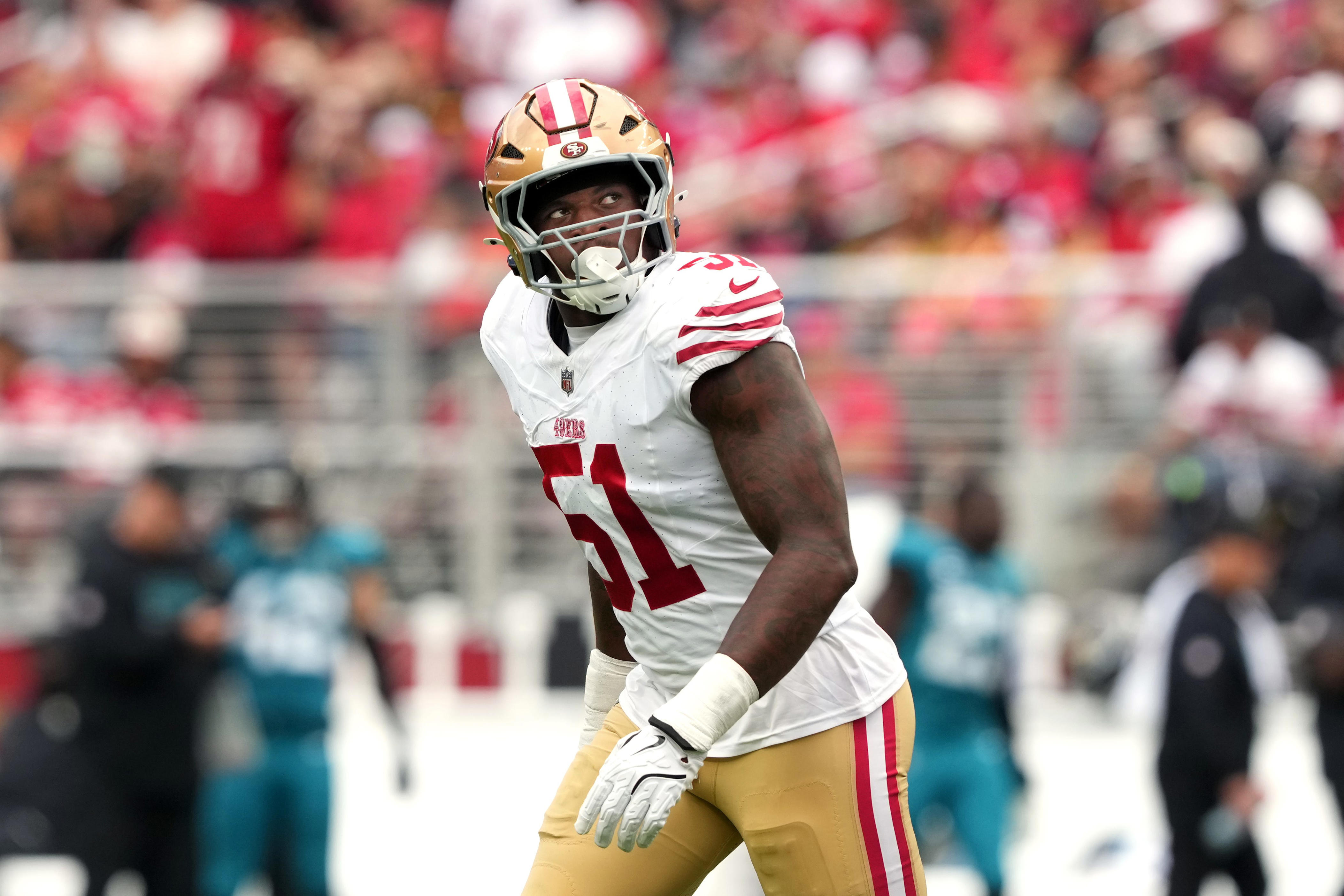 49ers officially downgrade edge rusher to OUT vs. Panthers on MNF