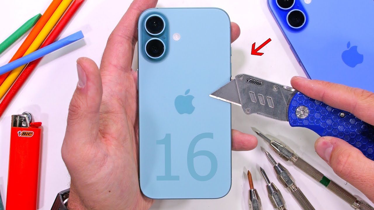 I tested the new iPhone 16's durability! 📱