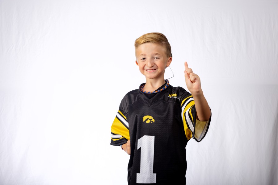 University of Iowa Hawkeyes honors Dunlap’s Luke Johnston as Kid Captain