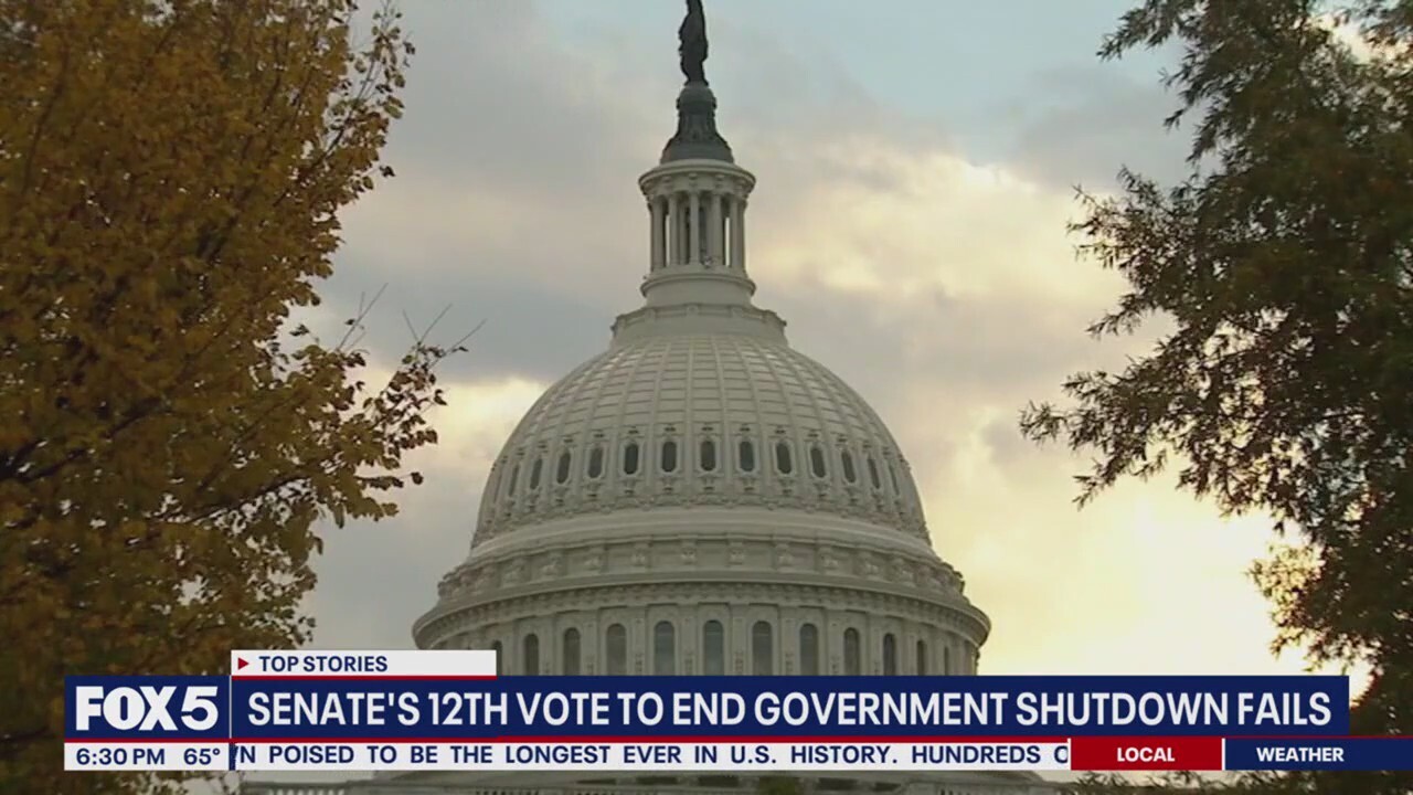 12th vote to reopen government delayed following Democratic senator's ...