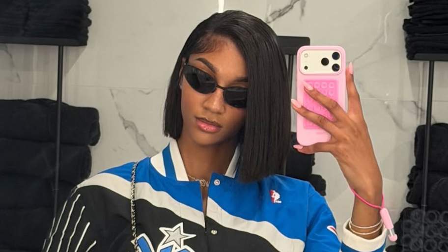 Angel Reese wears insane thigh-high furry boots for bf Wendell Carter's ...