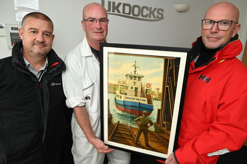 Video capturing Shields Ferry launch into the River Tyne sparks tribute ...