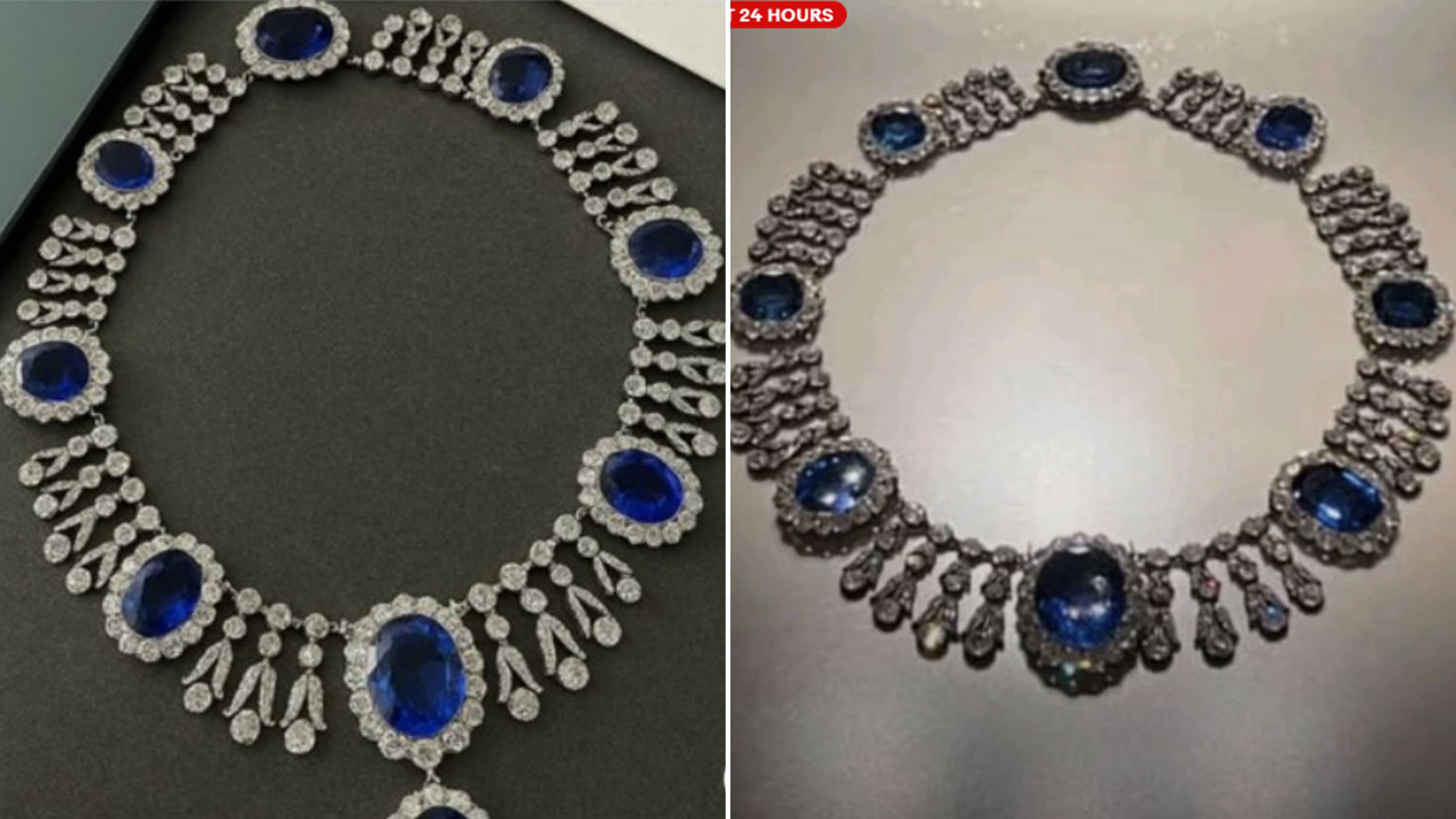 Fake Louvre jewellery goes on sale online for £100,000