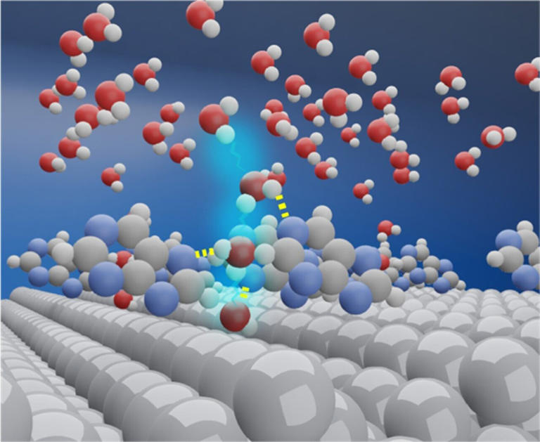 Purine-modified platinum electrodes could cut hydrogen costs