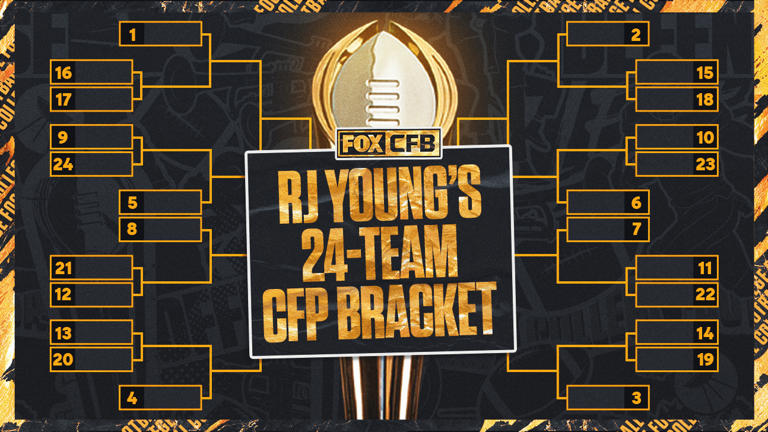 RJ Young's Ultimate 24-Team College Football Playoff Bracket