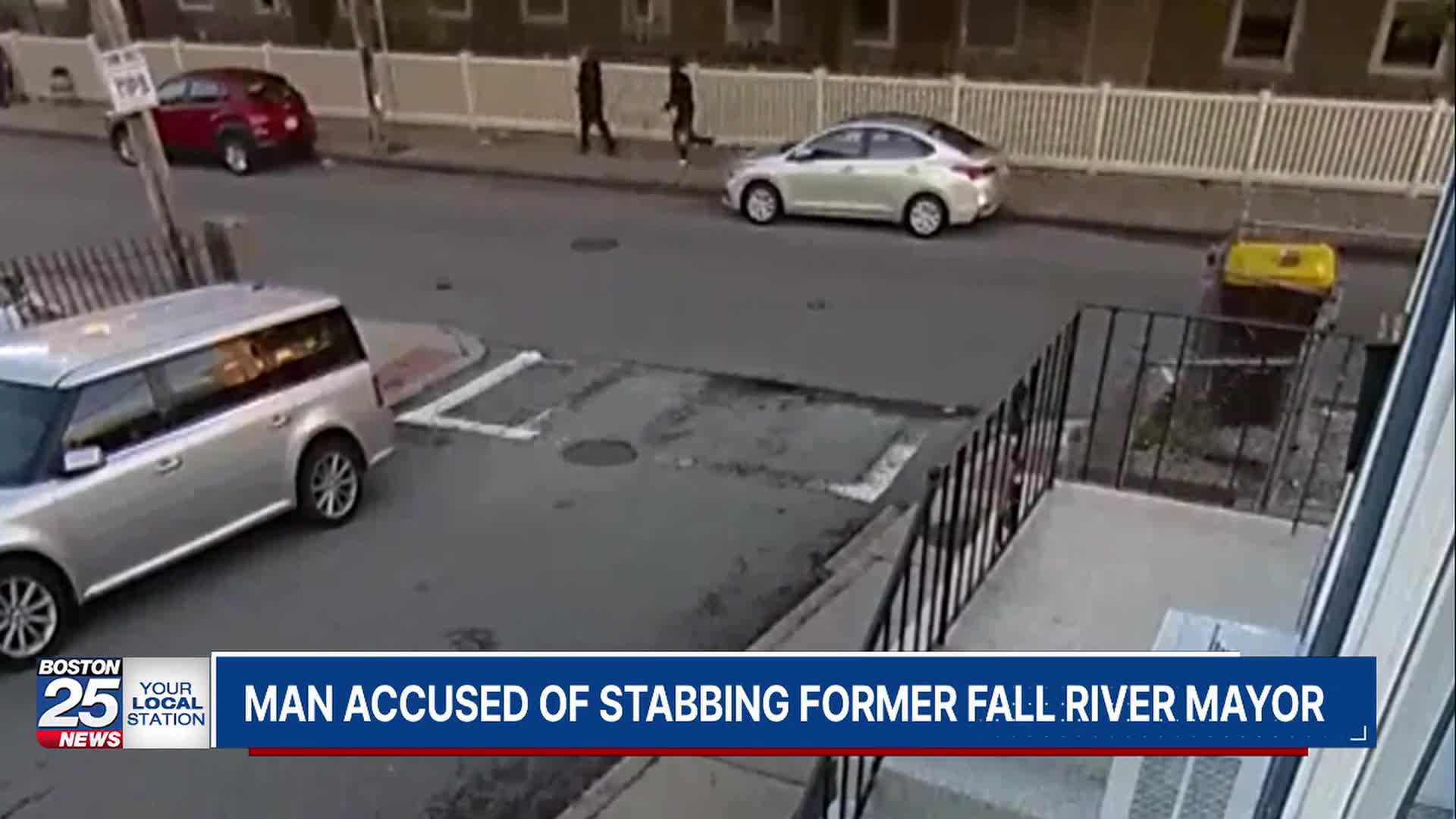 Surveillance video shows moments former Fall River mayor was attacked