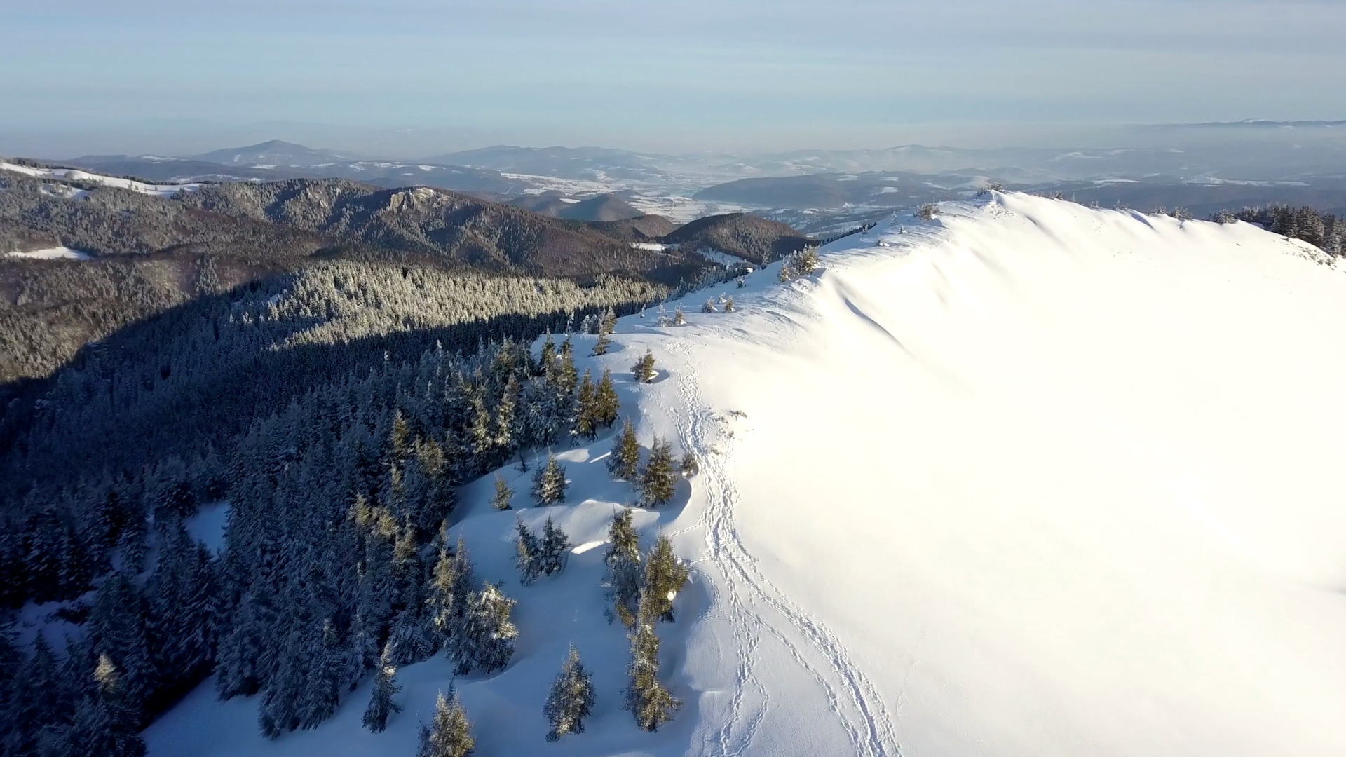 Drone views of Romania