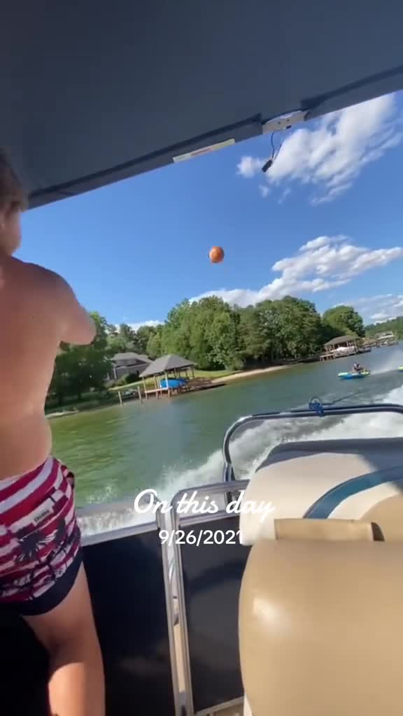 Epic Lake Day Memories: Football, Jumps, and Summer Fun