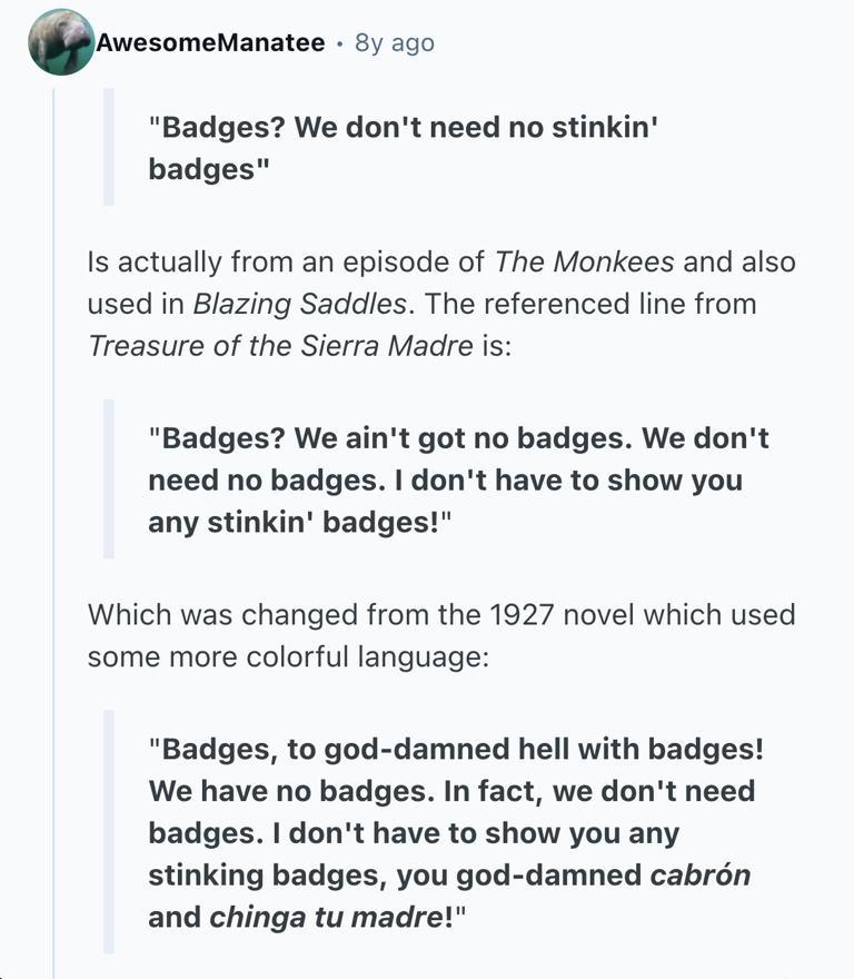 21 Movie Quotes That Everybody Gets Wrong