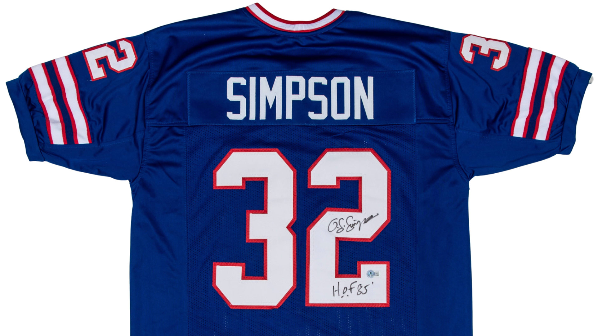 Mach-Hommy Personal Collection Items at Auction: Signed O.J. Jersey ...