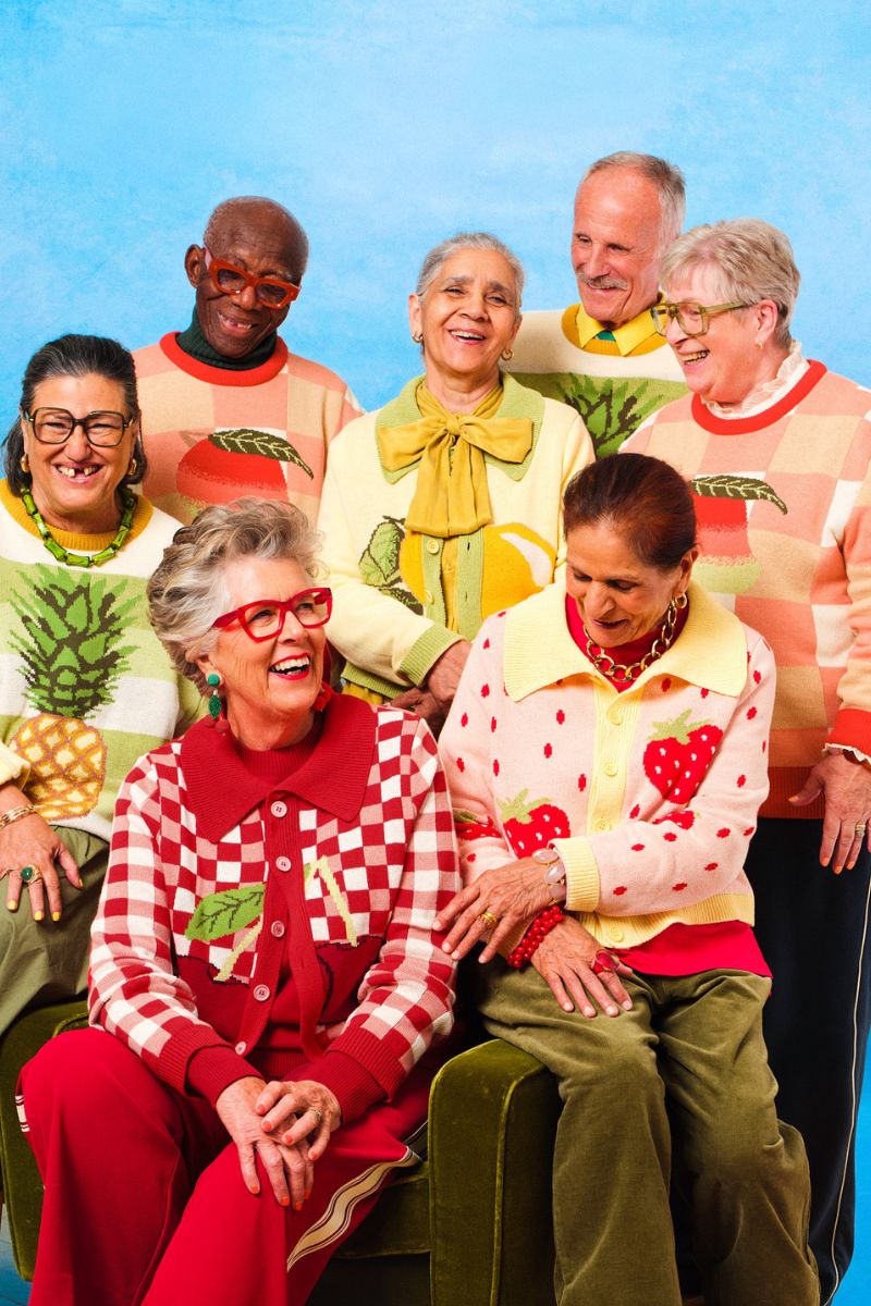 Prue Leith joins Age UK knitters to launch this year's fashion-forward ...