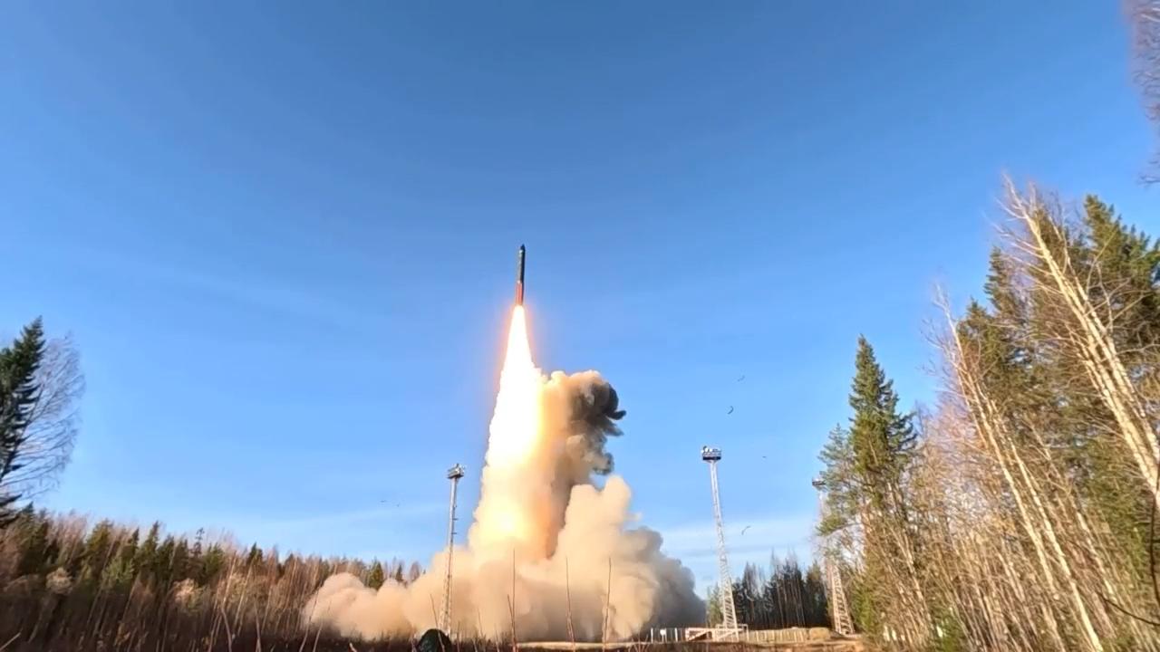 Russia's strategic nuclear forces carry out practice missile launches ...