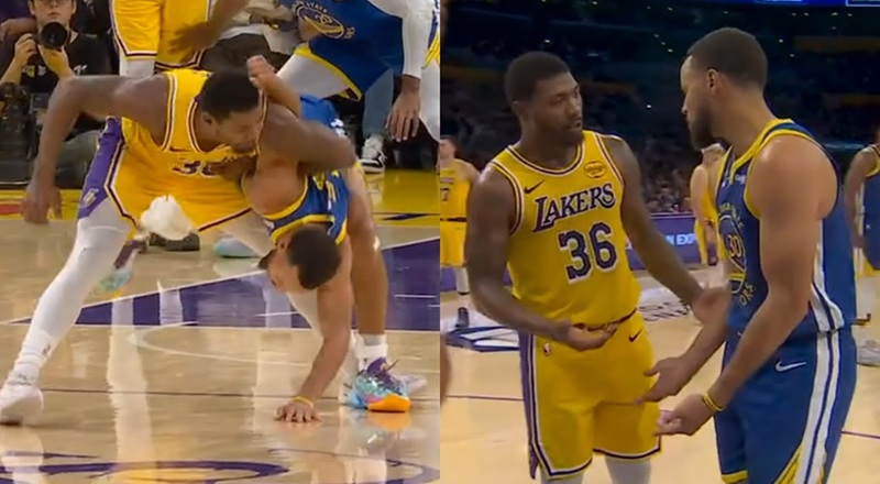 Fans slam Marcus Smart for trying to injure Steph Curry during Lakers ...