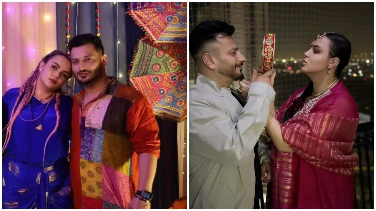 Rishabh Tandon’s wife Olesya Nedobegova mourns his loss; couple celebrated Karwa Chauth just ...