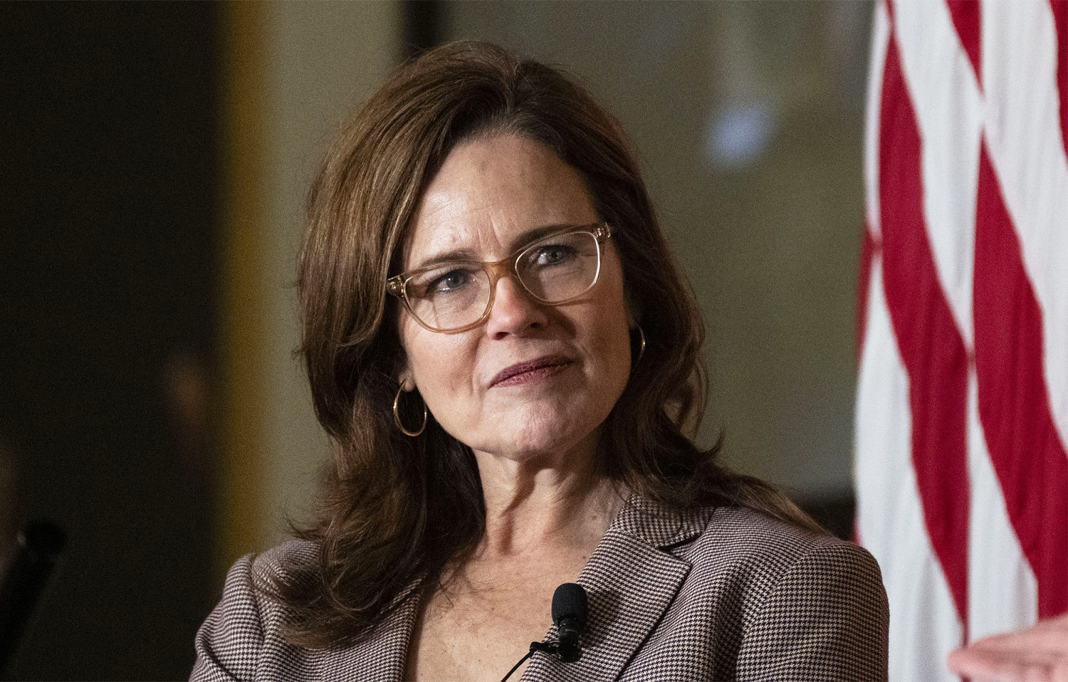 Supreme Court Justice Amy Coney Barrett’s home targeted in apparent ...