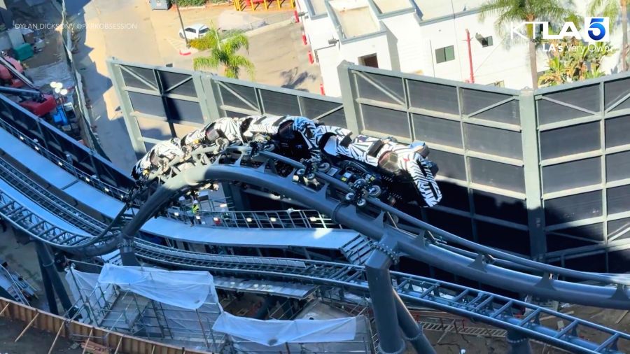 Video shows first test runs of Universal’s new ‘Fast & Furious’ coaster