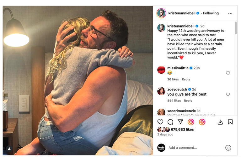 Dax Shepard’s jokes about hitting Kristen Bell ‘several times ...