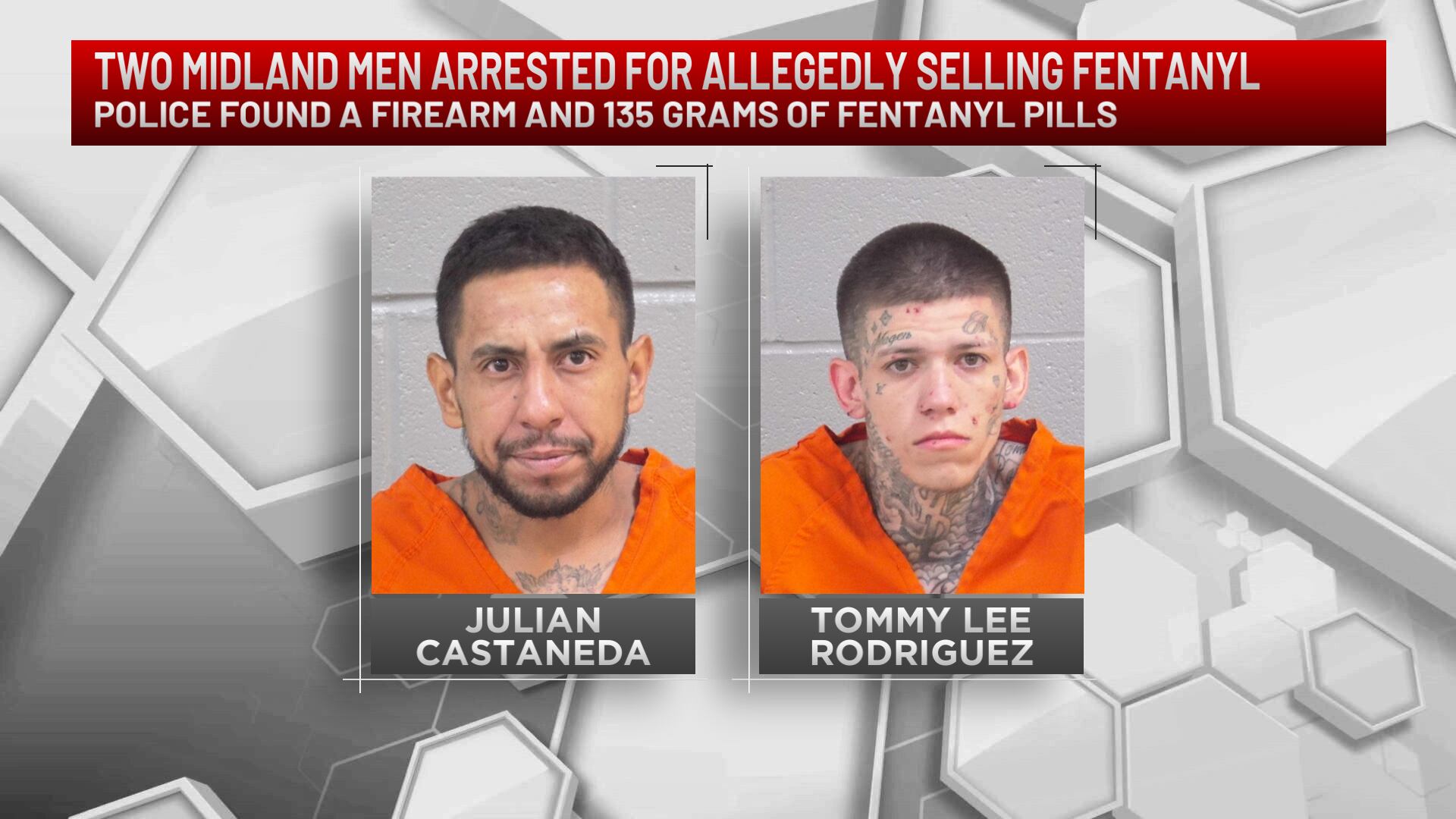 Two Midland men face federal charges in fentanyl case