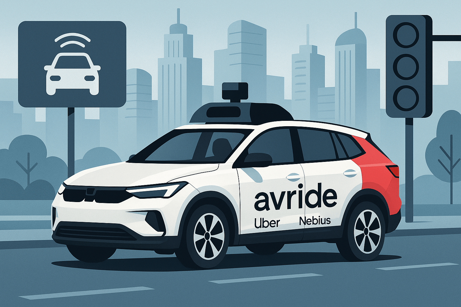 Uber joins Nebius in $375M push to deploy 500 Avride driverless cars, delivery robots