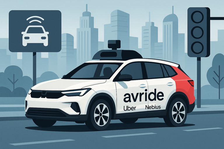 Uber joins Nebius in $375M push to deploy 500 Avride driverless cars ...
