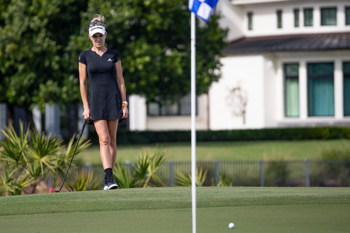 Striking photos feature Natalie Gulbis, women’s golf standout and SI model