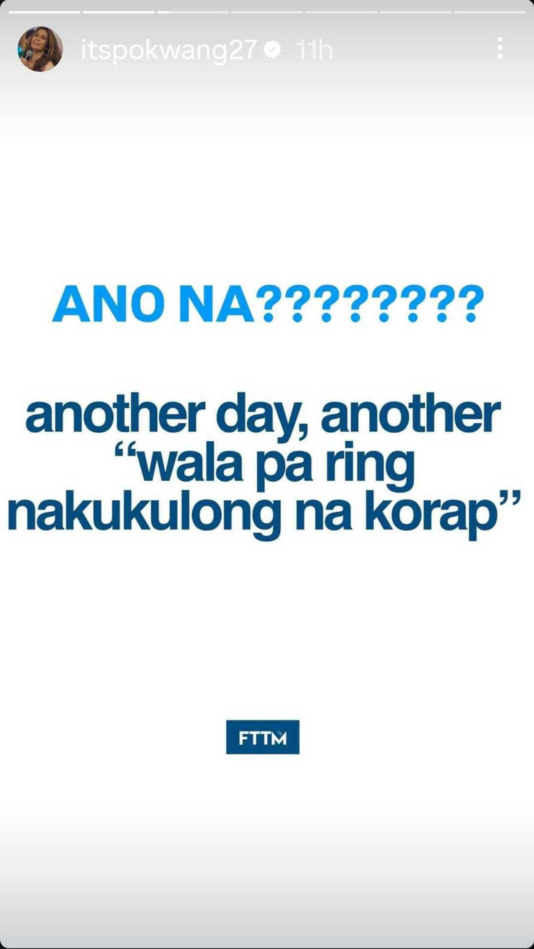 Pokwang reacts to viral “another day, another ‘wala pa ring nakukulong ...