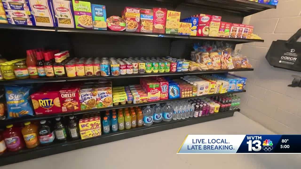 Free grocery store opens for students at Huffman Middle School