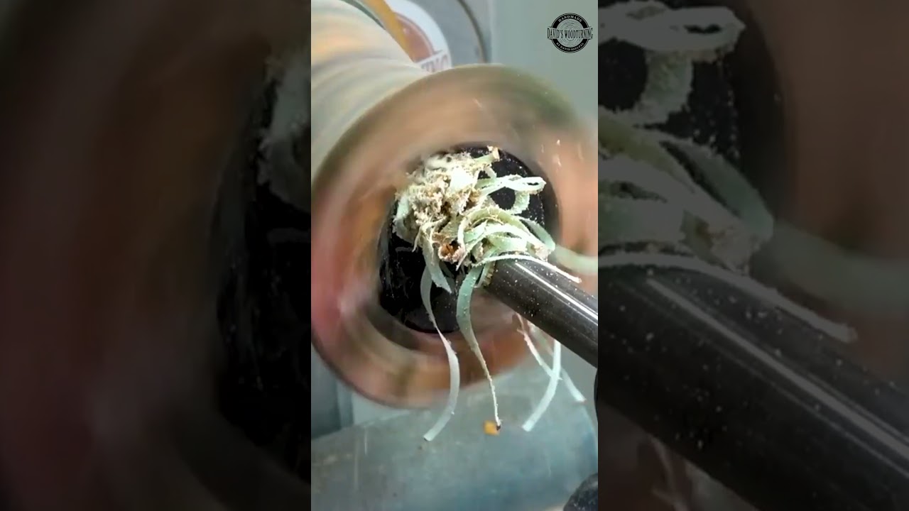 Turning a burl into a vase | Woodturning ASMR