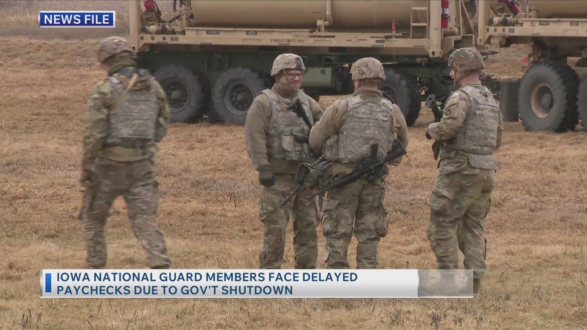 Iowa National Guard Members Face Delayed Paychecks Due To Government ...