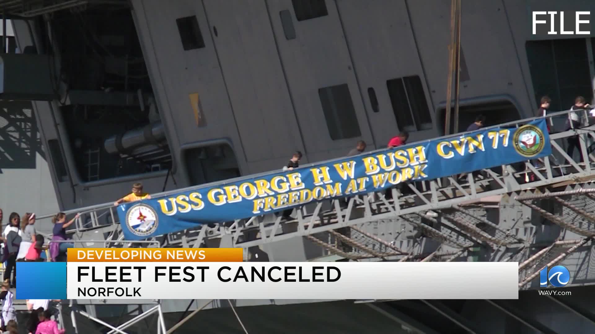 NSN's Fleet Fest canceled amid government shutdown