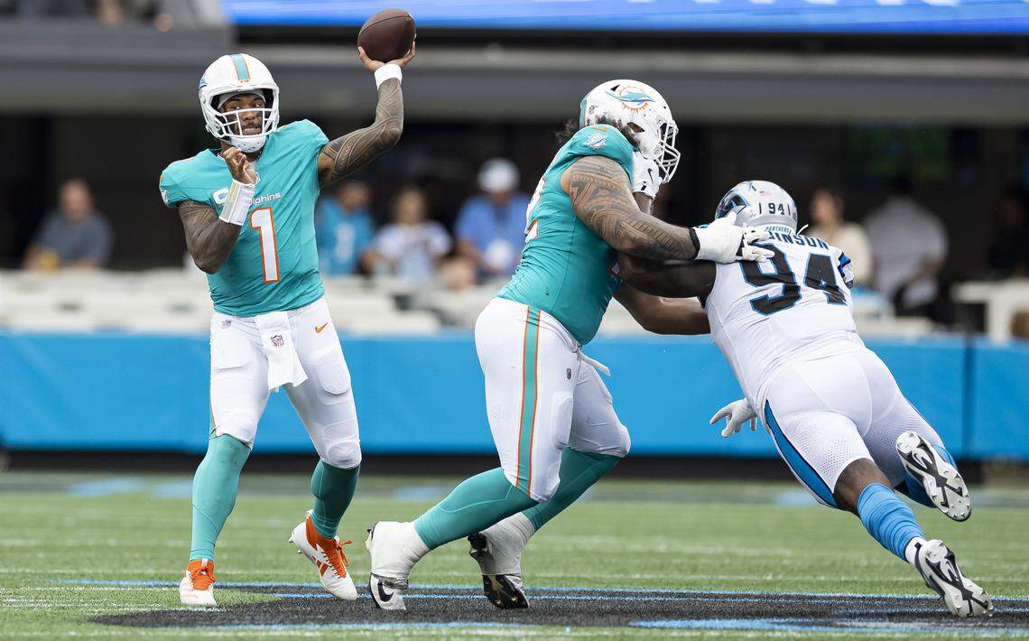 Dolphins reveal why they moved rookie guard's position. And run defense ...