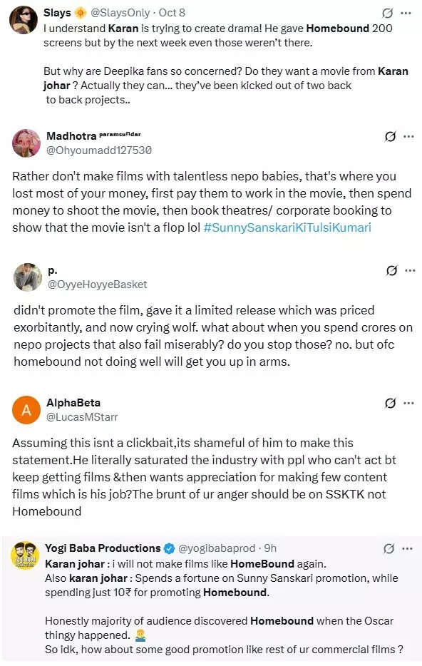 'It's your fault': Internet REACTS to Karan Johar's statement about ...