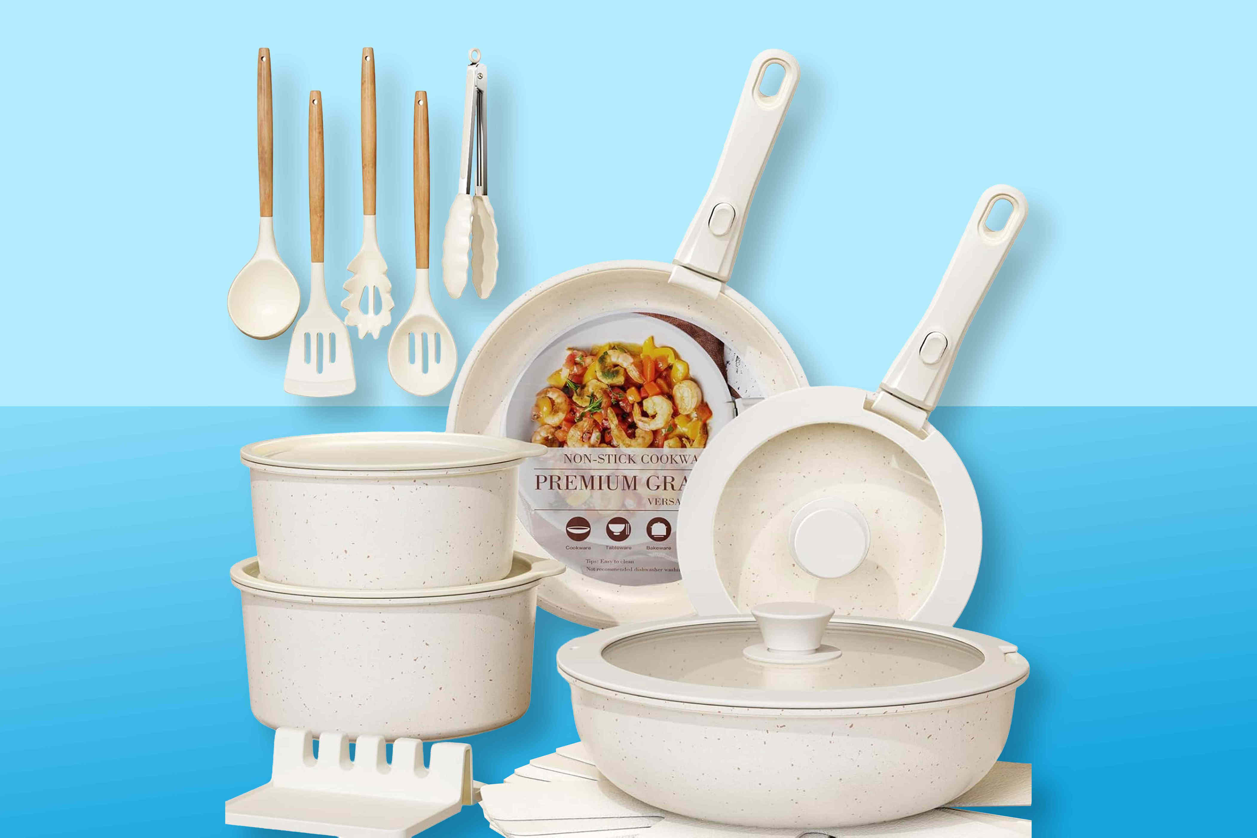 Only Prime Members Can Score a 21-Piece Ceramic Cookware Set That’s ...