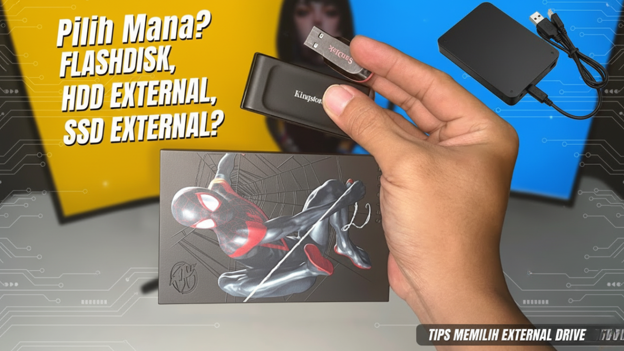 Tips Memilih External Drive – Flashdisk, HDD, atau SSD External?