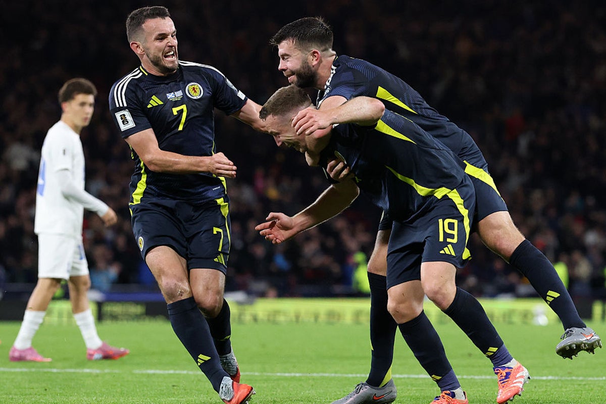 Scotland v Greece live: Hosts steal three points in crunch World Cup ...