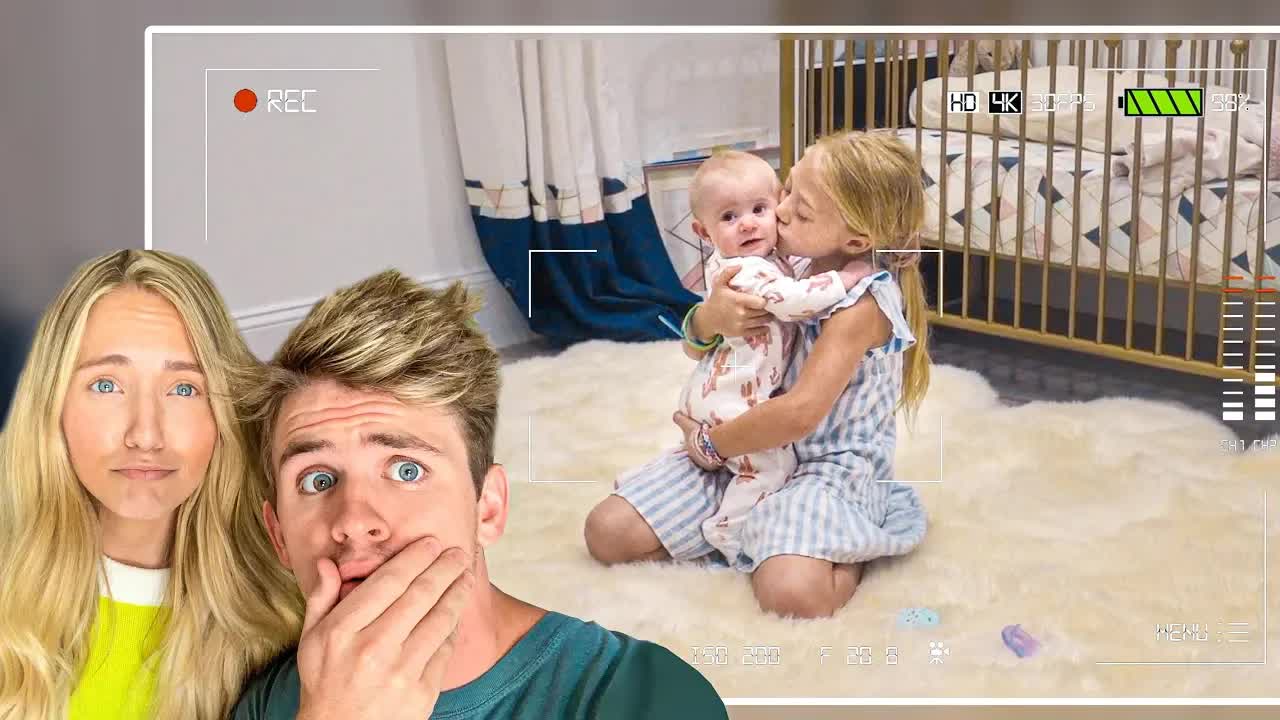 Hidden Camera Reveals Everleigh’s Sweet Babysitting Moment