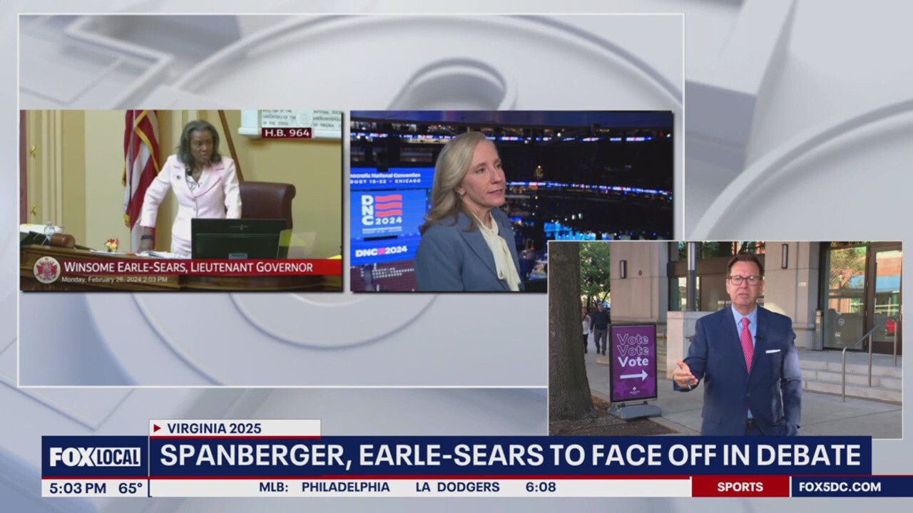 VA governor race: Spanberger, Earle-Sears to face off in debate
