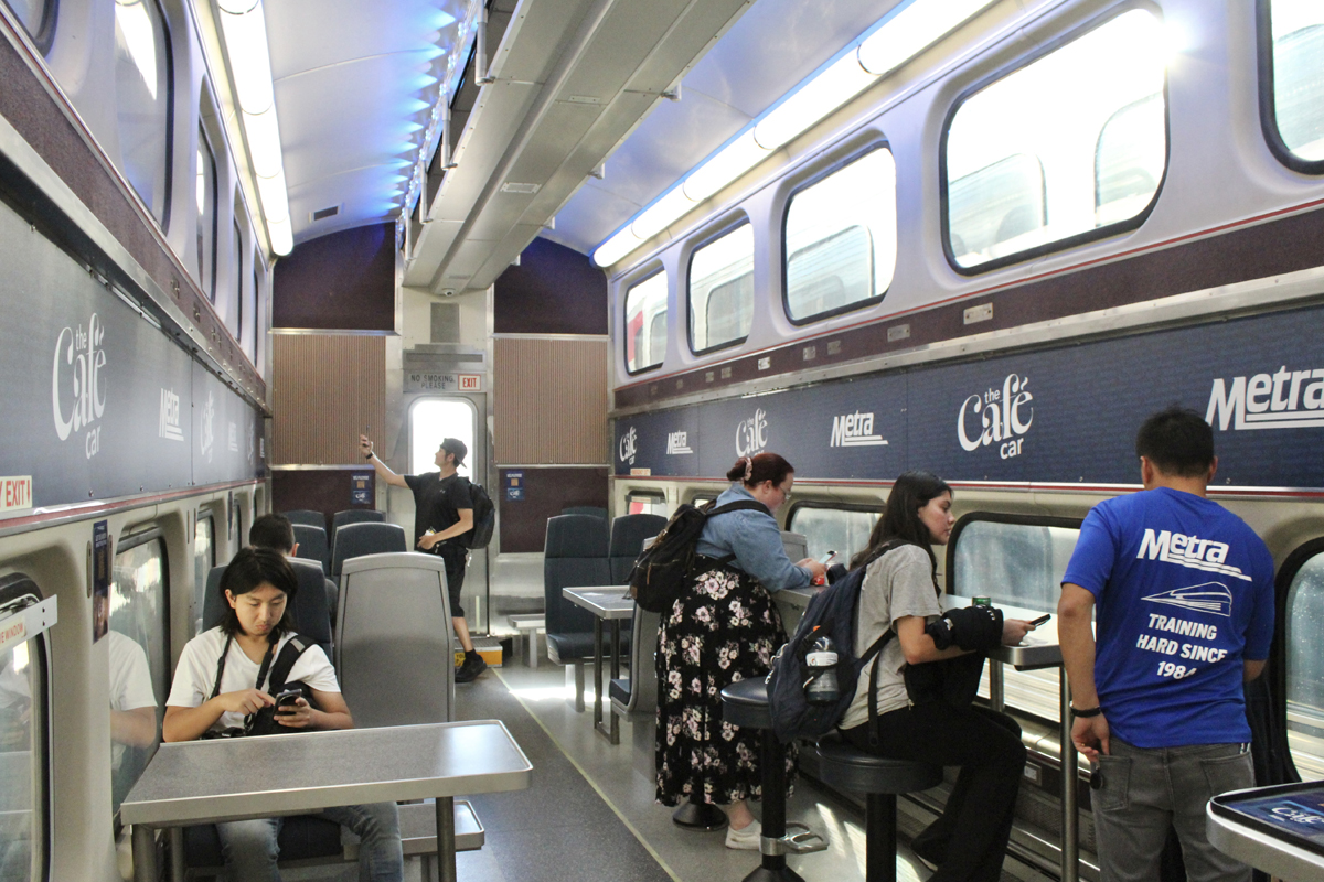 Chicago's Metra rolls out homemade café car