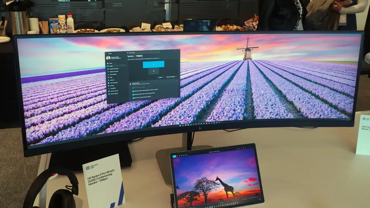 HP has an 'affordable' 5K curved ultrawide 49-inch monitor with a 5 ...