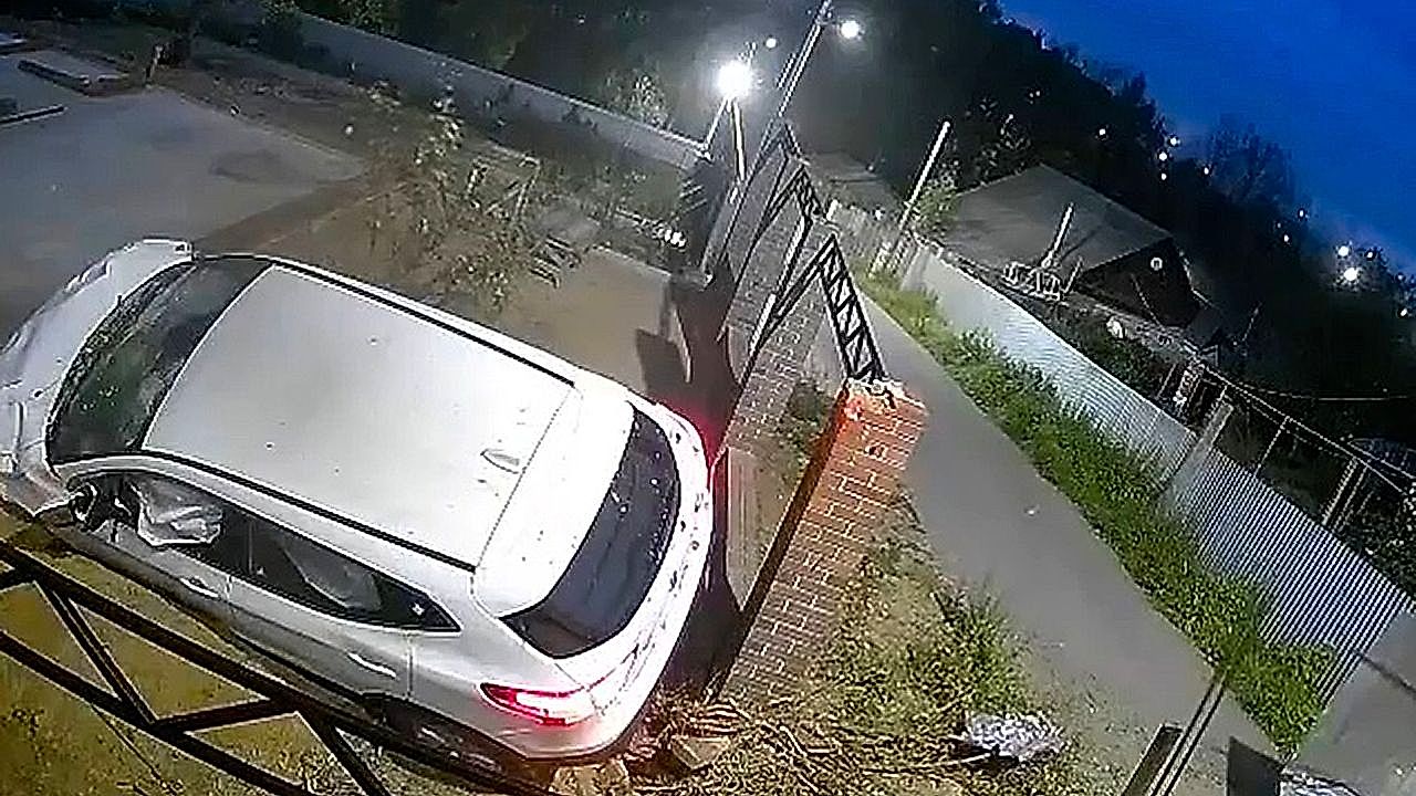 Driver crashes after screaming in excitement during late-night joyride