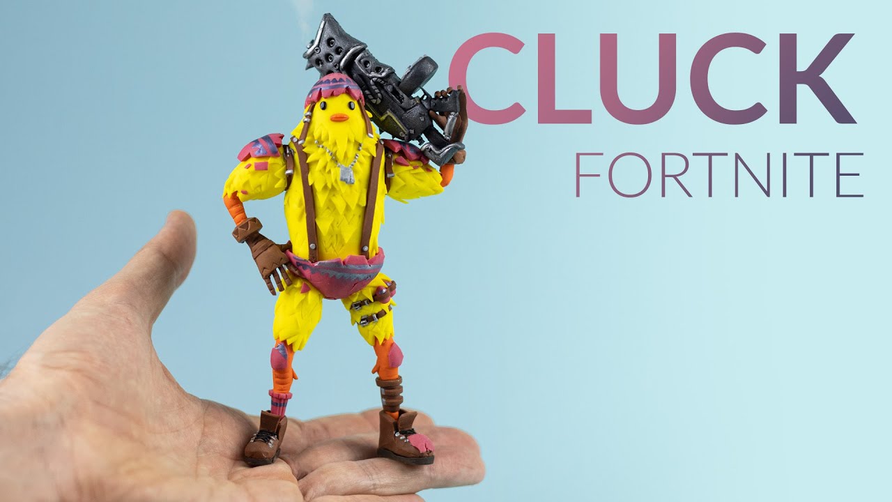 I’m building the underrated Cluck skin in polymer clay!