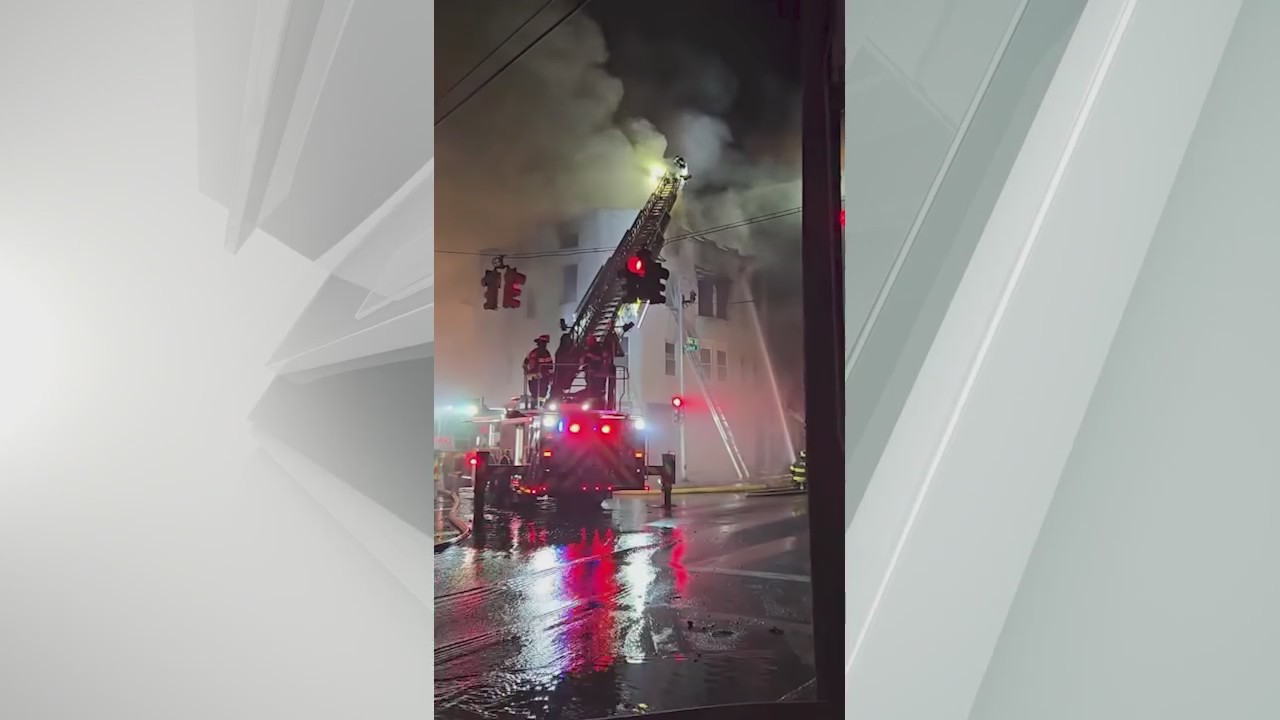 Crews battle hours-long fire in Bennington