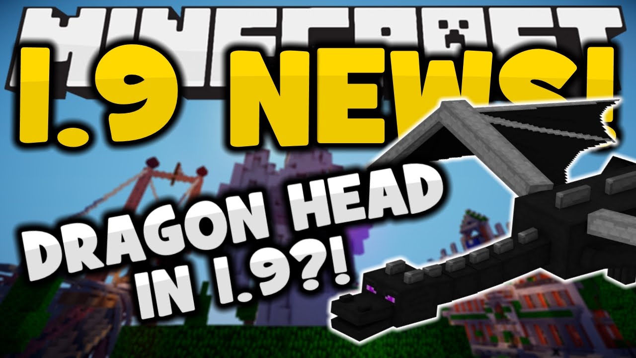 Minecraft 1.9 News – Dragon Head Feature in the Combat Update