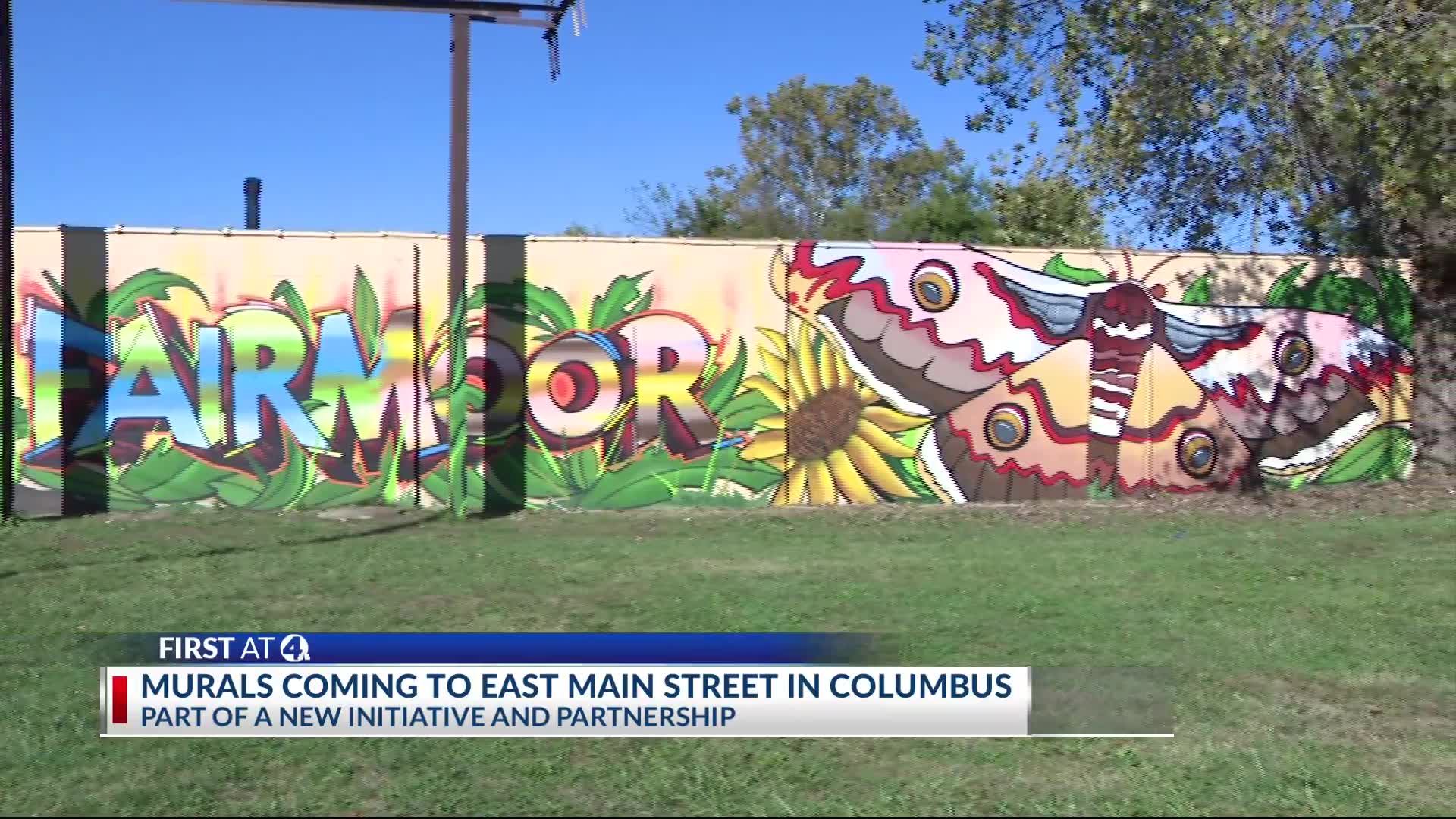 First mural of new project unveiled along East Main Street