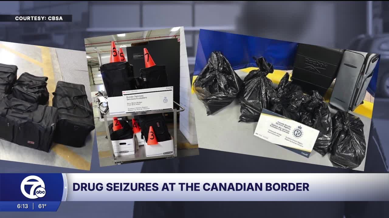 Canadian border authorities crack down on drug smuggling through ...