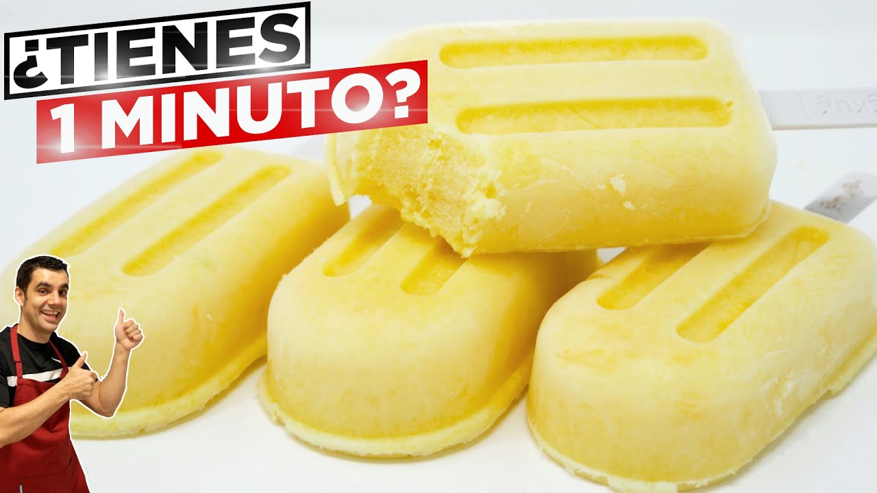 Paletas de Mango con Solo 2 Ingredientes en 1 Minuto